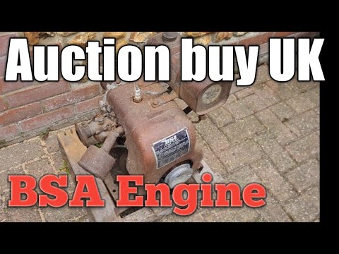 BSA Engine bought from Auction. - YouTube