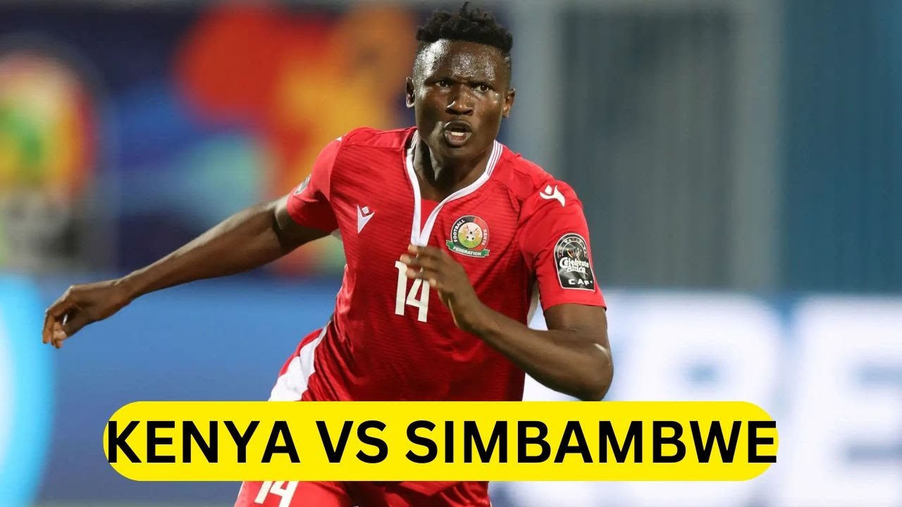 LIVE KENYA VS ZIMBABWE FOOTBALL MATCH AFCON QUALIFIERS | HARAMBEE STARS ...
