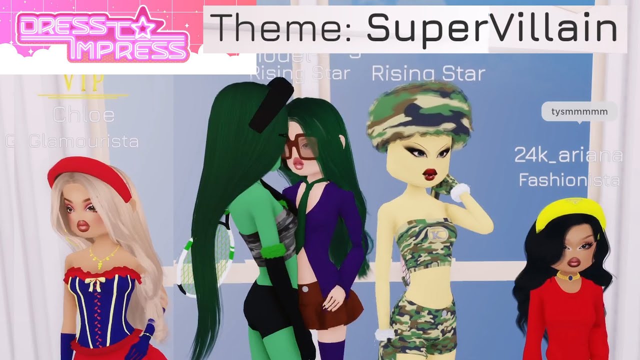 Theme : SuperVillain - Dress to Impress - YouTube