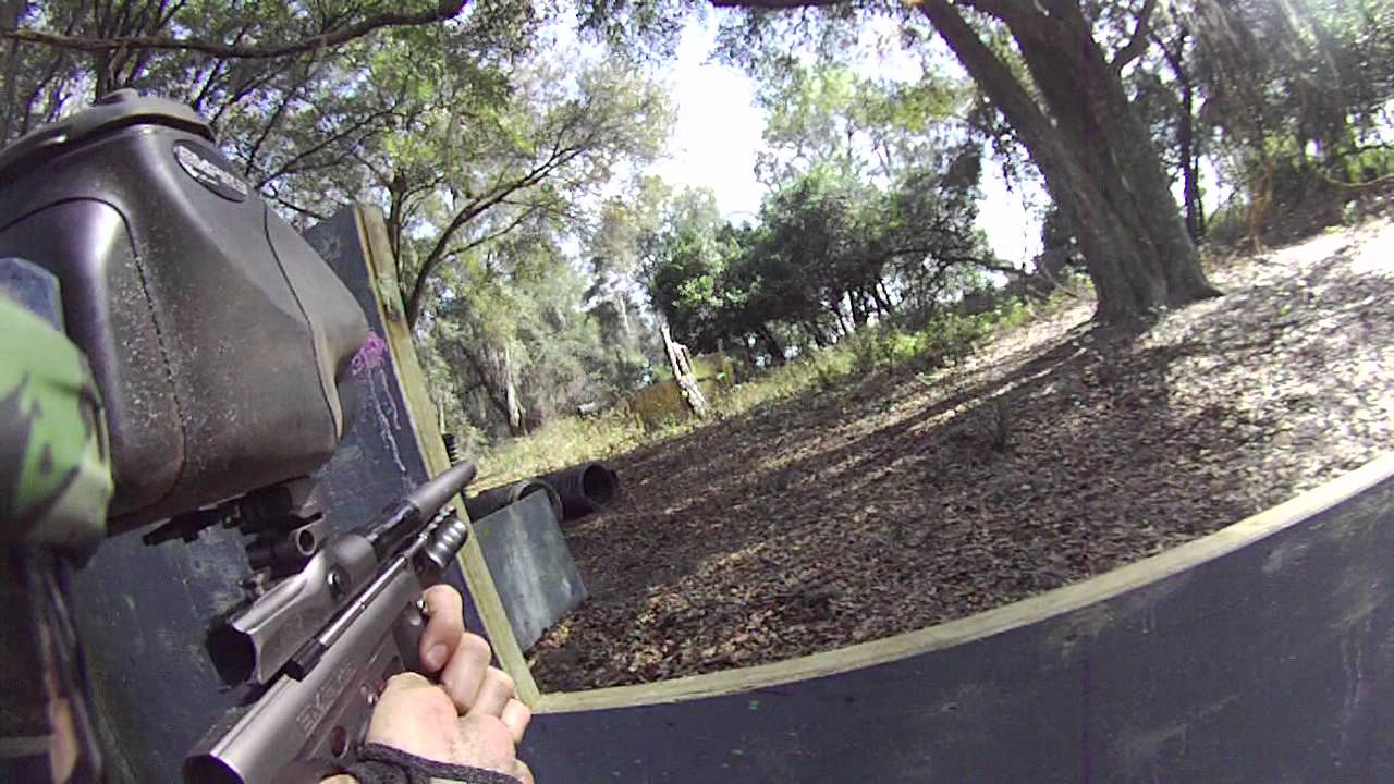 World Record in Paintball! Mike empties a loader in 1.3 seconds!!! PUMP ...