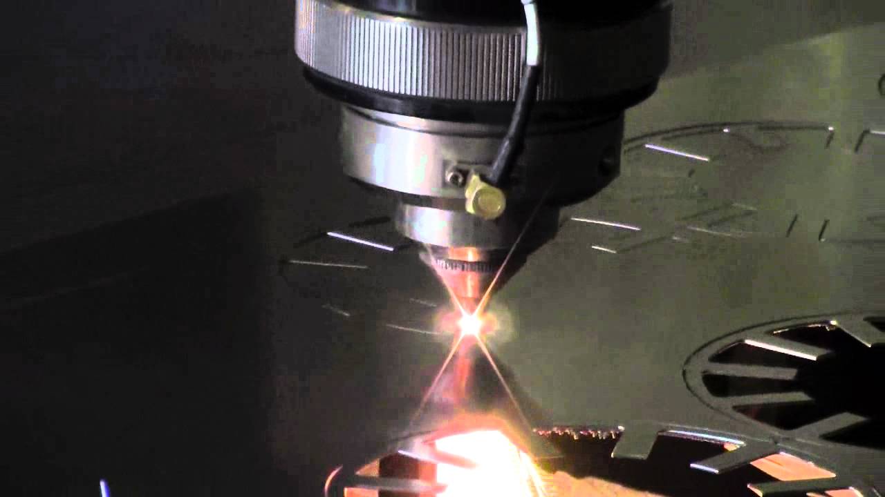 Polaris Laser Laminations laser cutting 26ga M19 C5 Stator.wmv - YouTube
