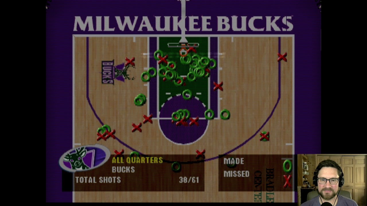 Let's Play NBA Live 2001: Game 25 - Nets (16-9) at Bucks (19-5) - YouTube