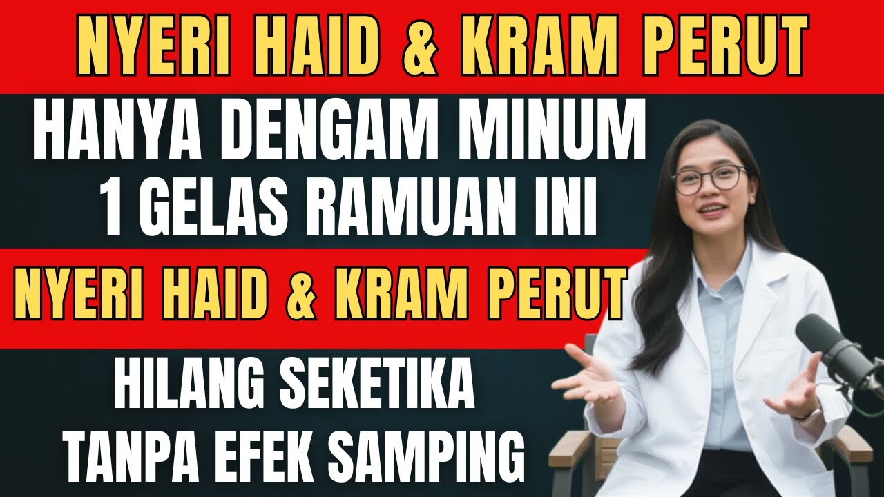 NYERI HAID HILANG SEKETIKA | Minuman Pereda Kram Perut Paling Ampuh ...