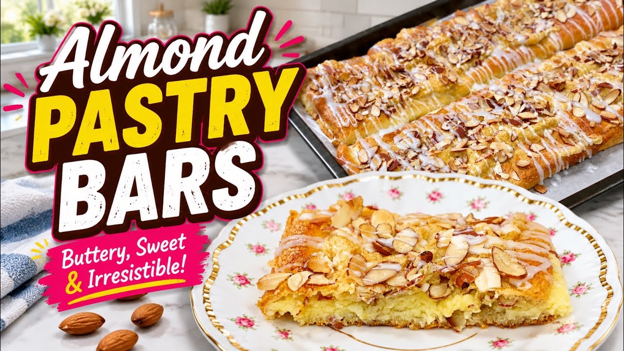 Almond Pastry Bars - The Sweetest Episode Yet! - YouTube