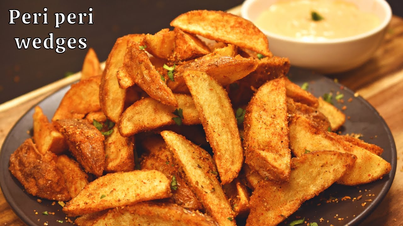 Peri-peri wedges | potato wedges with homemade peri-peri masala ...