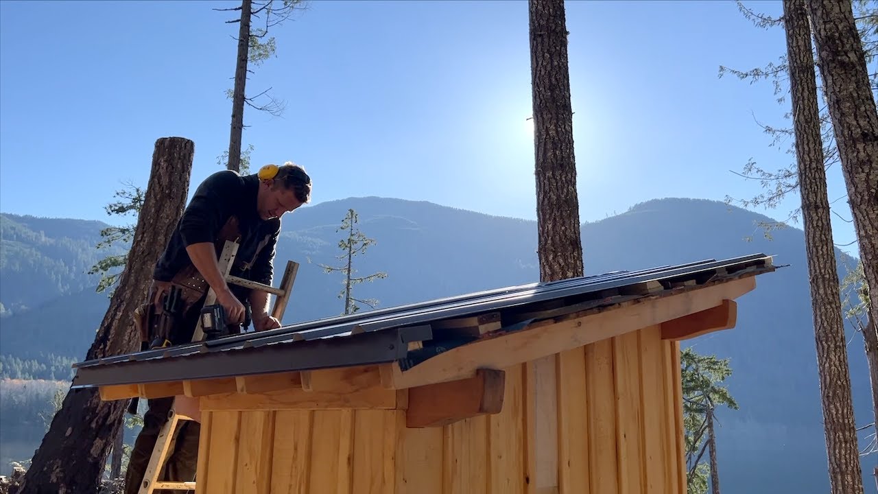 Running Electrical And Insulating The Roof On My Off Grid Cabin ...