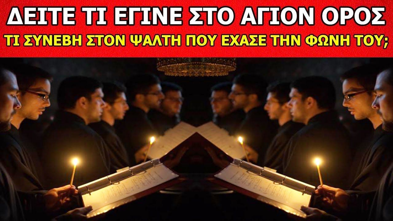 💥ΔΕΝ ΤΟ ΧΩΡΑΕΙ ΑΝΡΘΡΩΠΙΝΟΣ ΝΟΥΣ !! Ψάλτης του Αγίου Όρους έχασε την ...