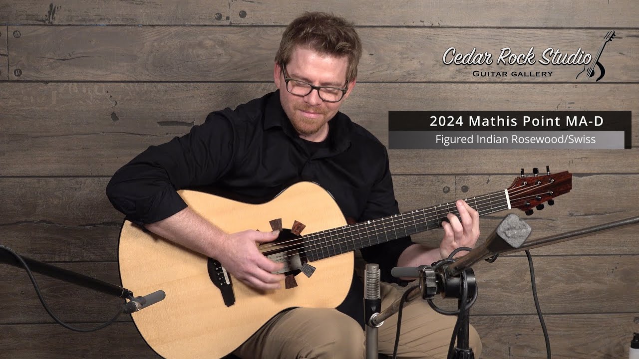 2024 Mathis Point MA-D (Figured Indian Rosewood/Swiss) played by Matt Thomas - YouTube