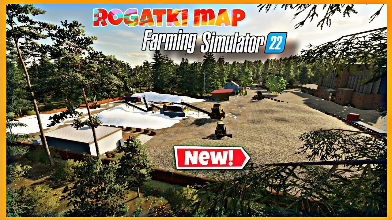 ROGATKI MAP - NEW MOD MAP: FARMING SIMULATOR 22 *FLY OVER* - YouTube