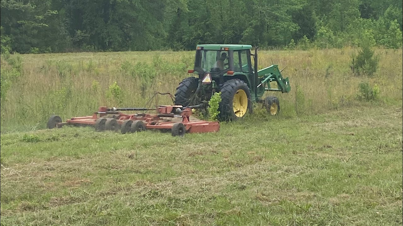 Bush hogging to start Memorial Day weekend - YouTube