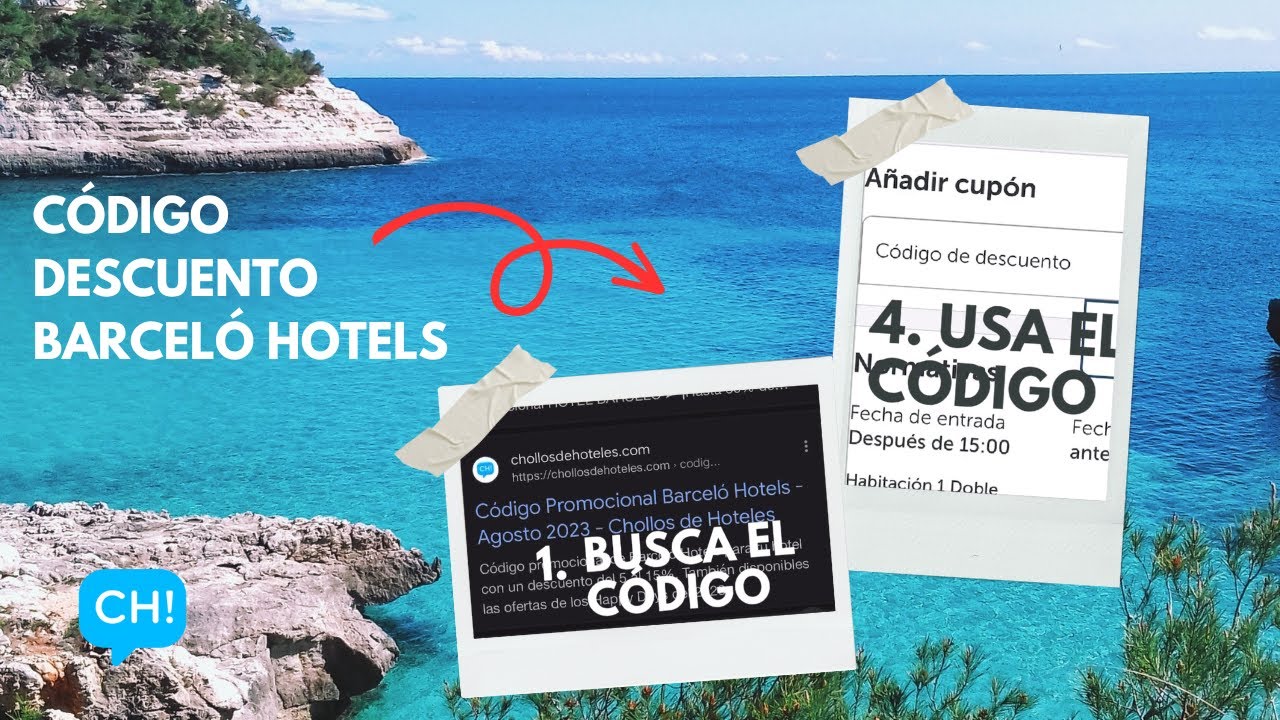 Cómo usar el código descuento de Barceló Hotels en su página web - YouTube