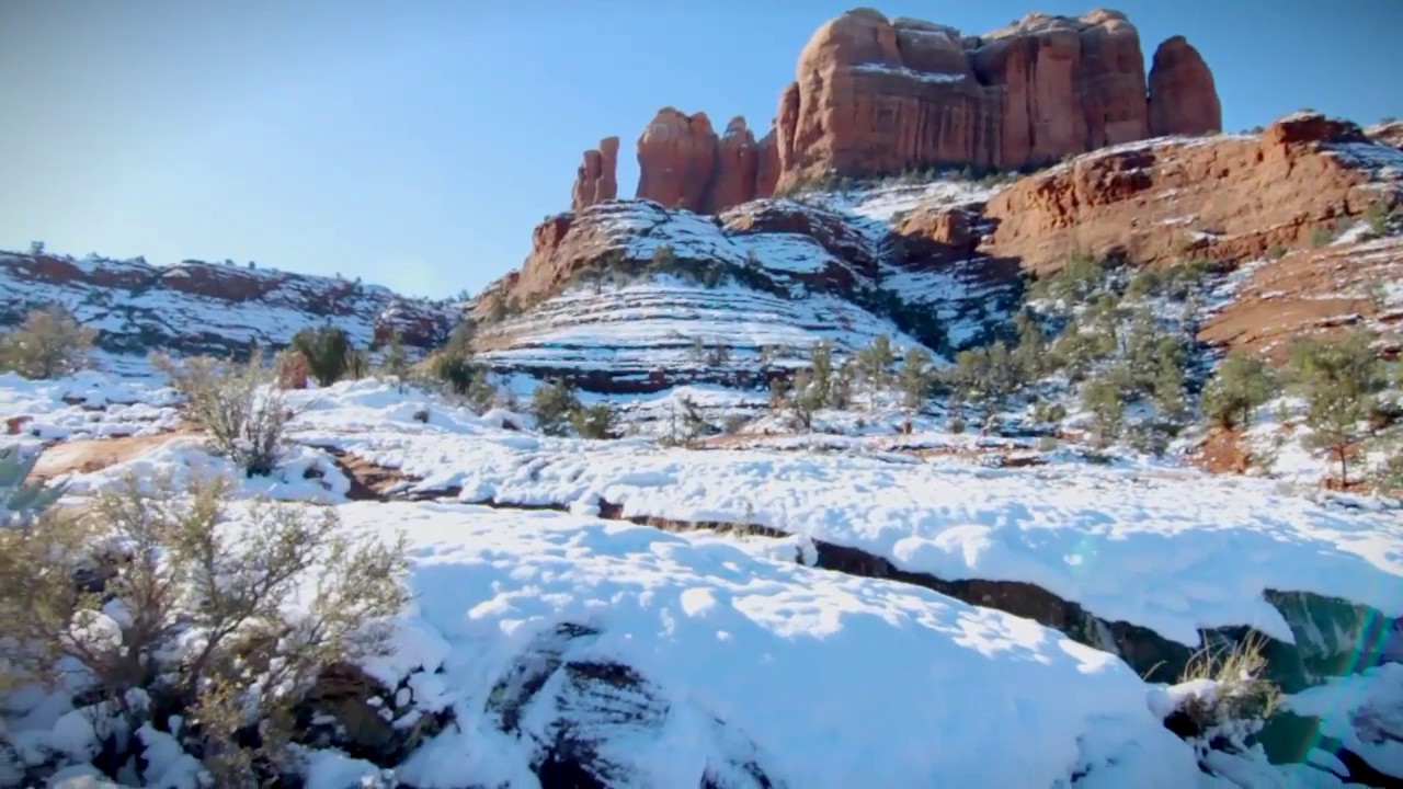 Frost in the Desert - YouTube