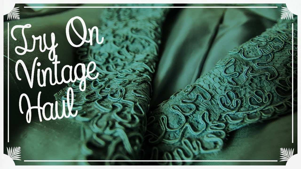 Try On! / Riesen Original Vintage Haul - YouTube