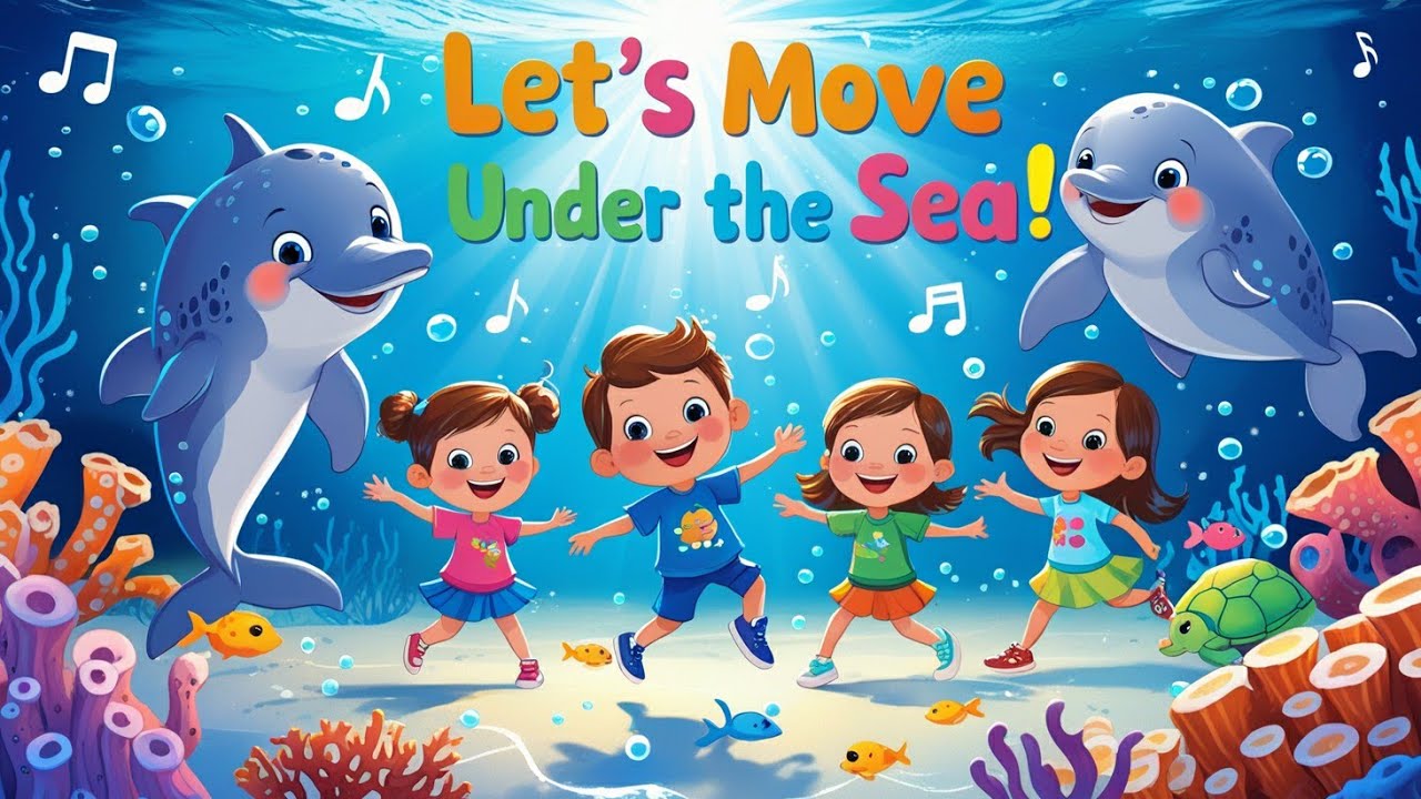 Ocean Movement Songs for Preschoolers 🌊 | Dance & Learn with Sea ...