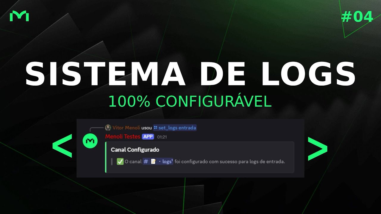 Sistema de Logs Configurável (Entrada e Saída) - Bot Discord 2025 #4 ...