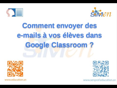 Comment envoyer des e-mails à vos élèves dans Google Classroom ? - YouTube