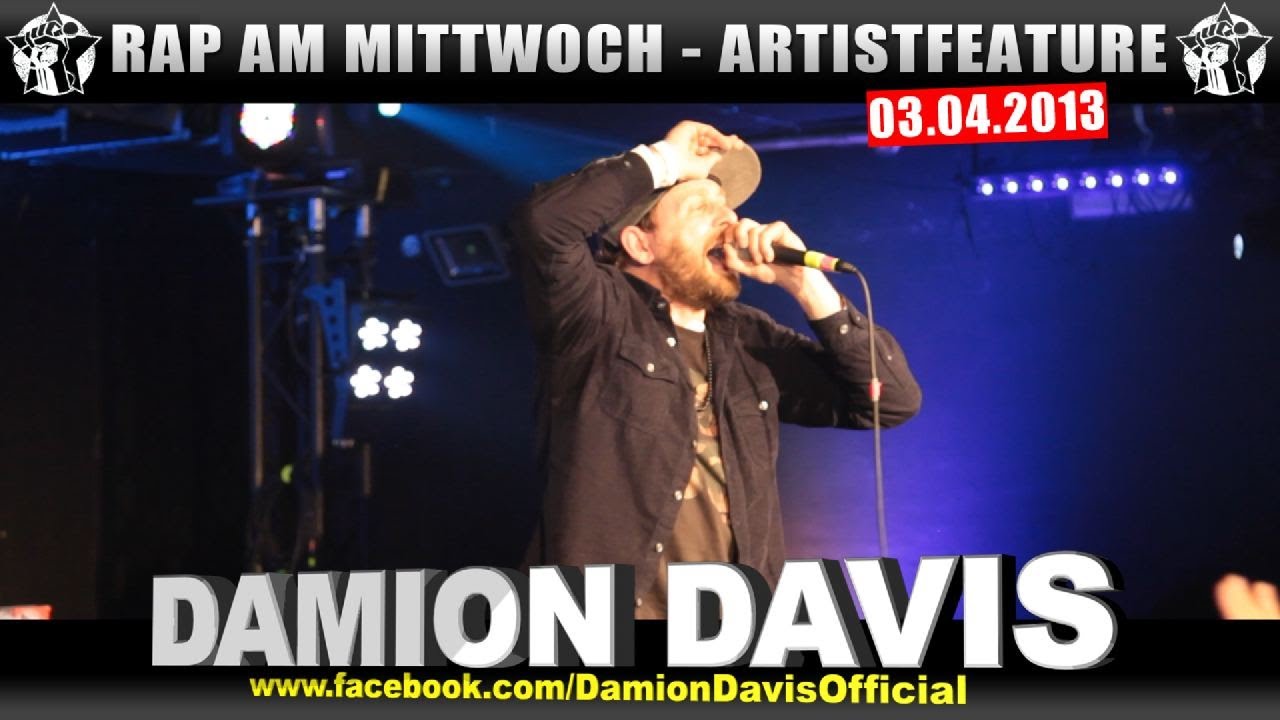 RAP AM MITTWOCH: Artistfeature #18 - Damion Davis - Alter (LIVE) - YouTube
