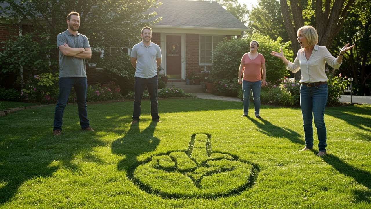HOA Karen Fined Me for My Grass—So I Carved a Giant Middle Finger into ...