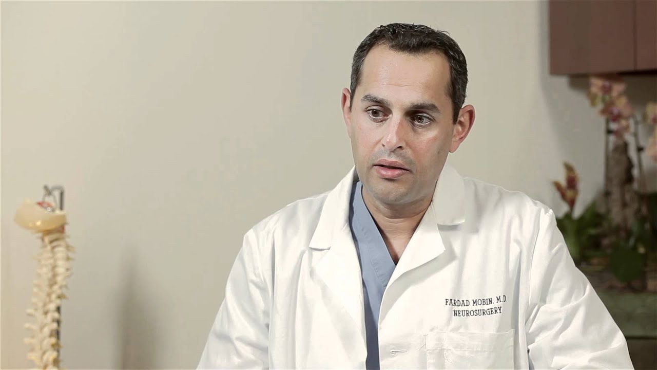 Spine Surgeon Dr. Fardad Mobin address that most back pain can be ...