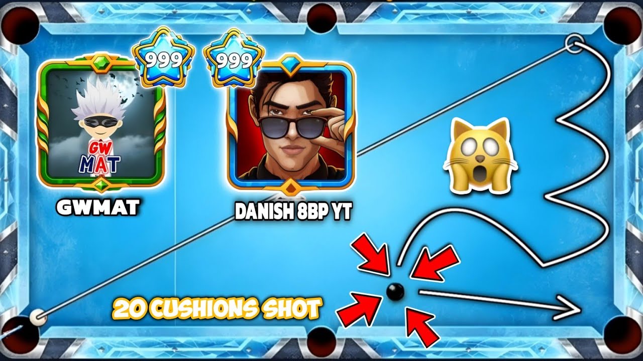8 Ball Pool - Me Vs DANISH 8BP YT in SLIPPERY ICE Table 😂 - Insane ...