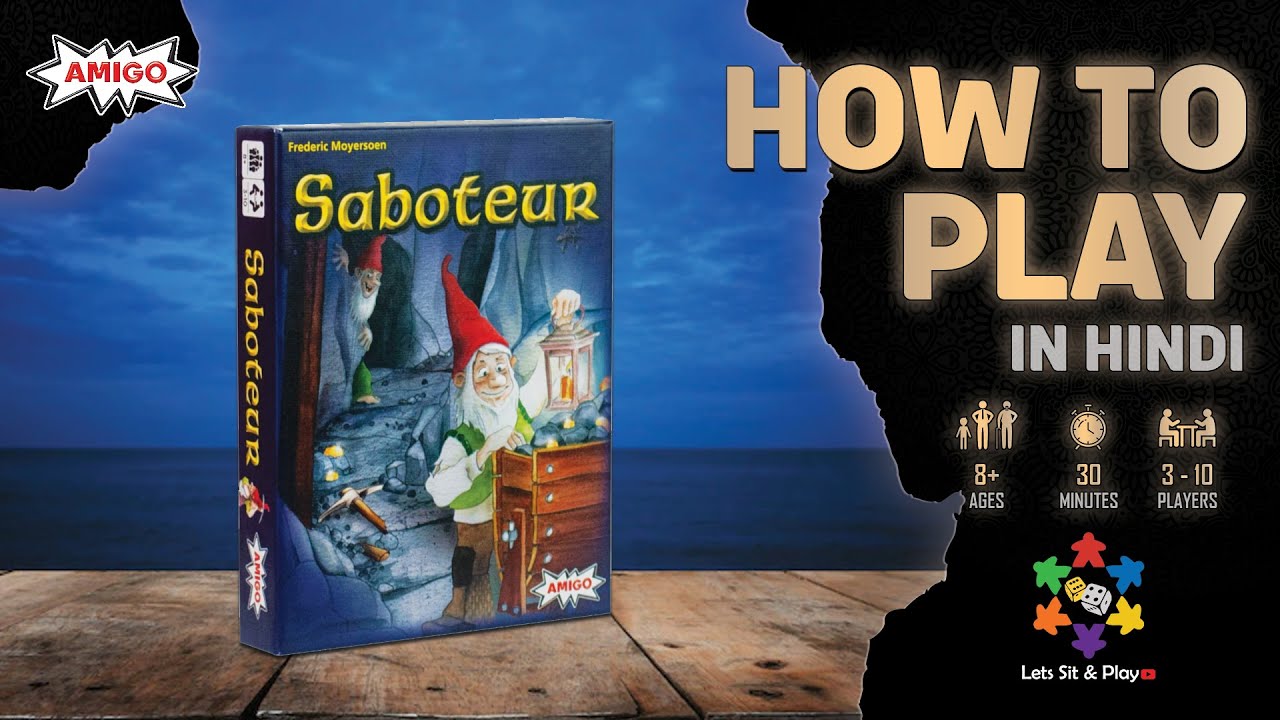 Saboteur Card Game | How to Play | Let's Sit & Play | Amigo - YouTube