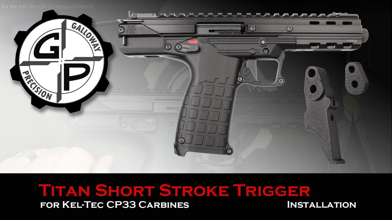 Titan Short Stroke Trigger for the Kel-Tec CP-33 Series of Pistols ...