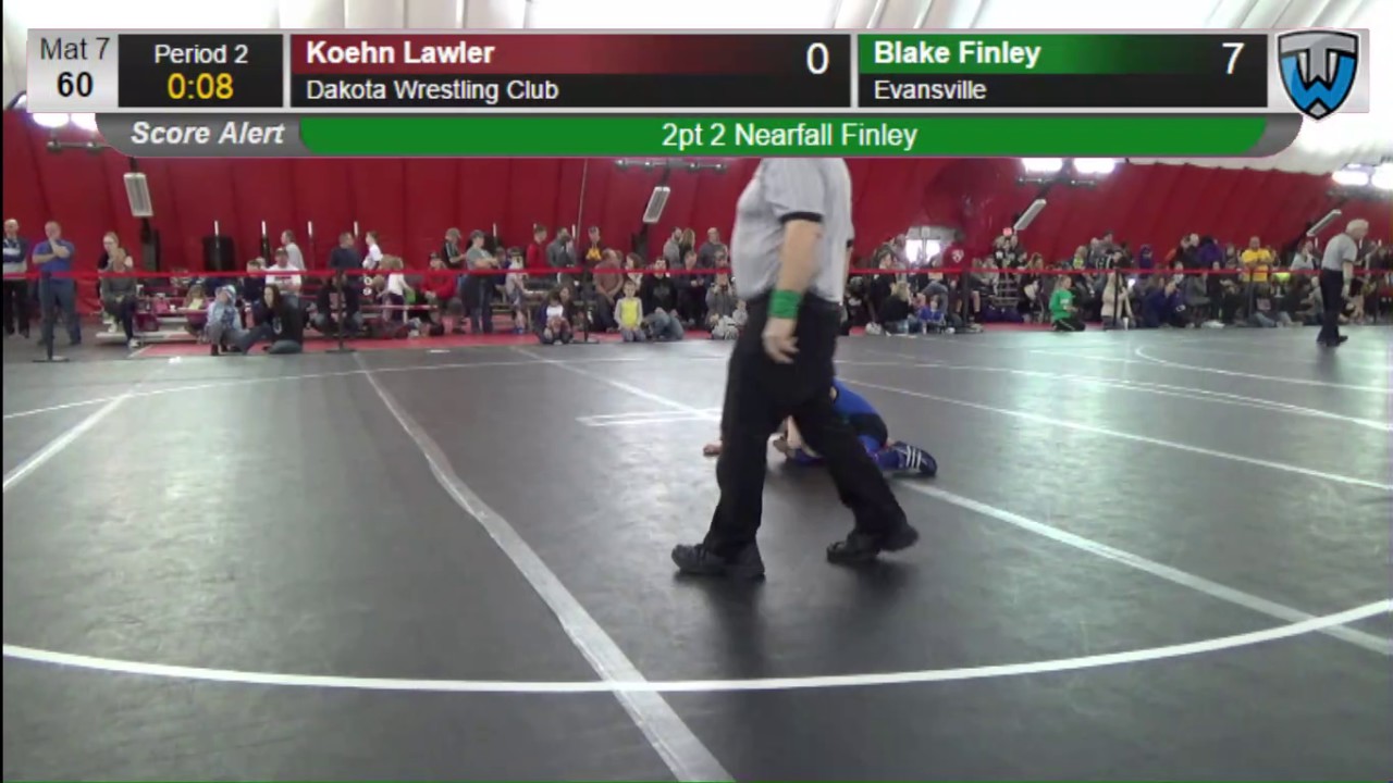 60 Blake Finley Evansville vs Koehn Lawler Dakota Wrestling Club ...