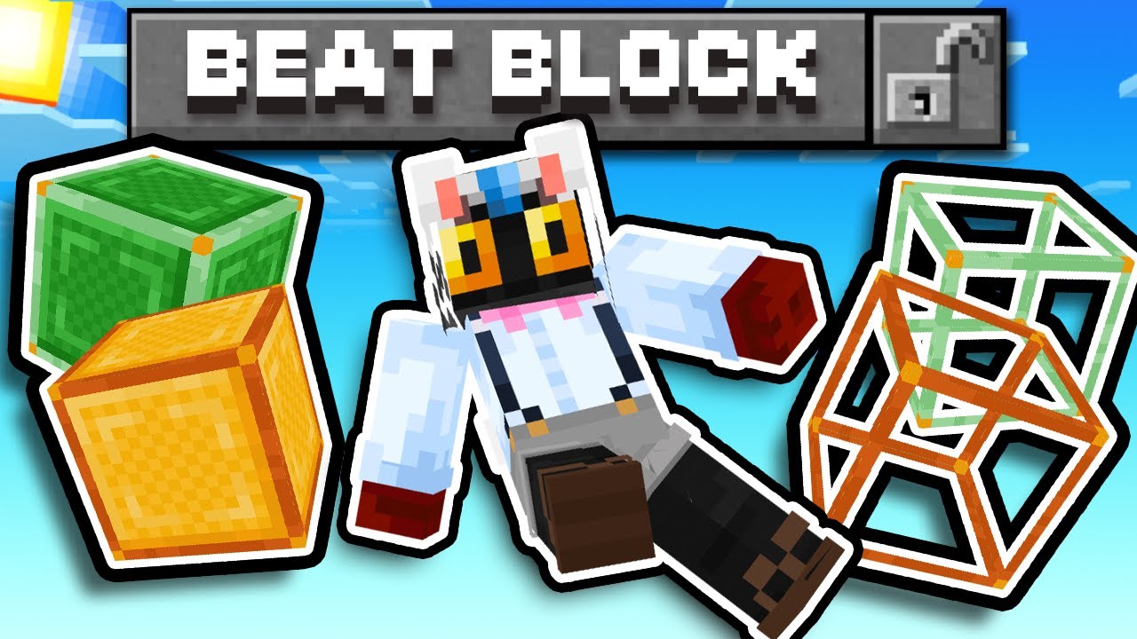 I made this mario block in minecraft - YouTube