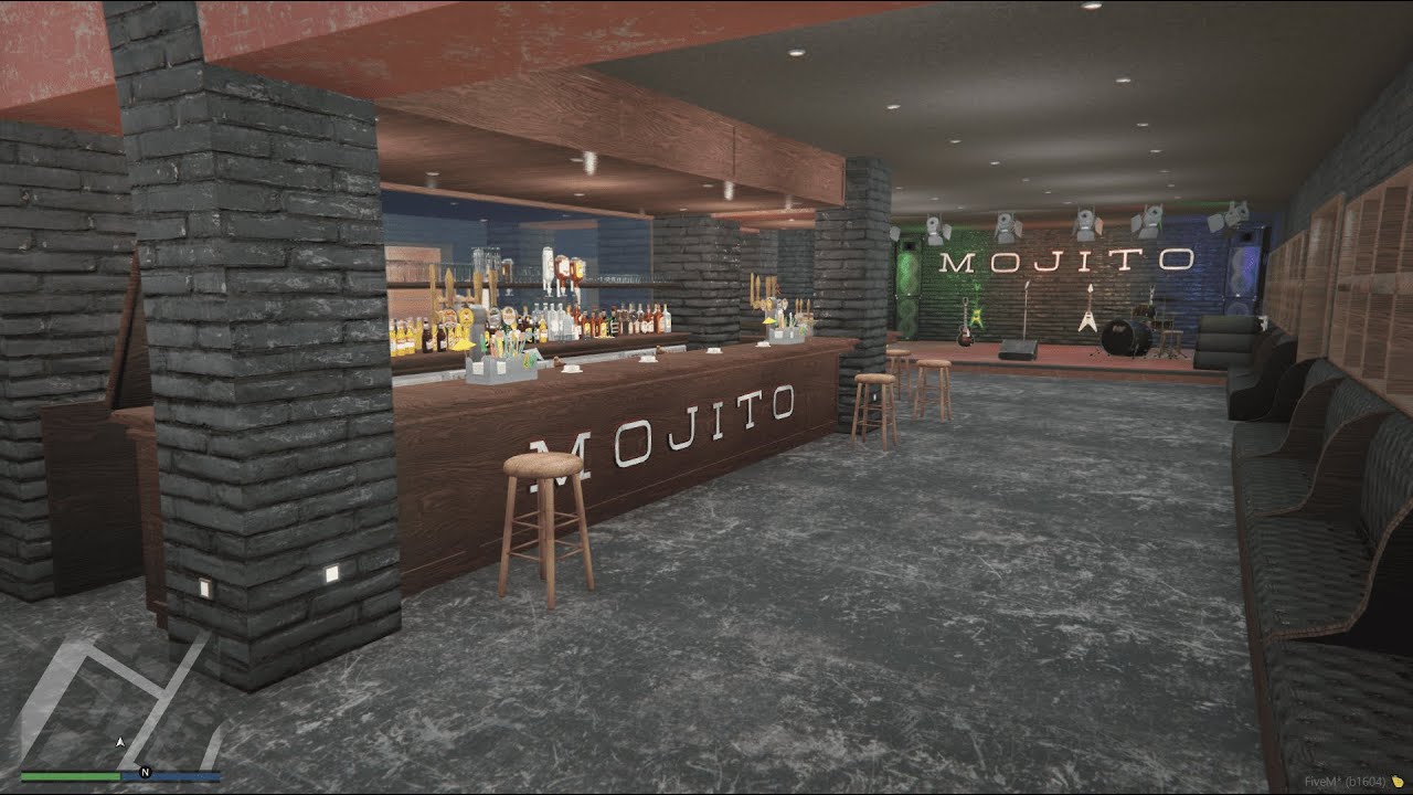 GTA V MLO Interior | Mojito | Map fivem, GTA5 Mods, Local, Club, Bar ...