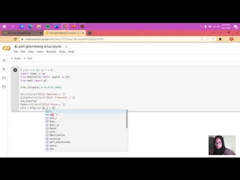 Pembentukan Gelombang Sinus Menggunakan Python - YouTube