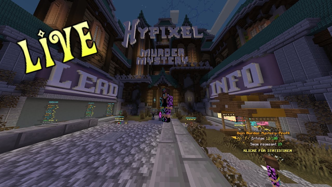 Murder Mystery auf Hypixel / Minecraft - YouTube