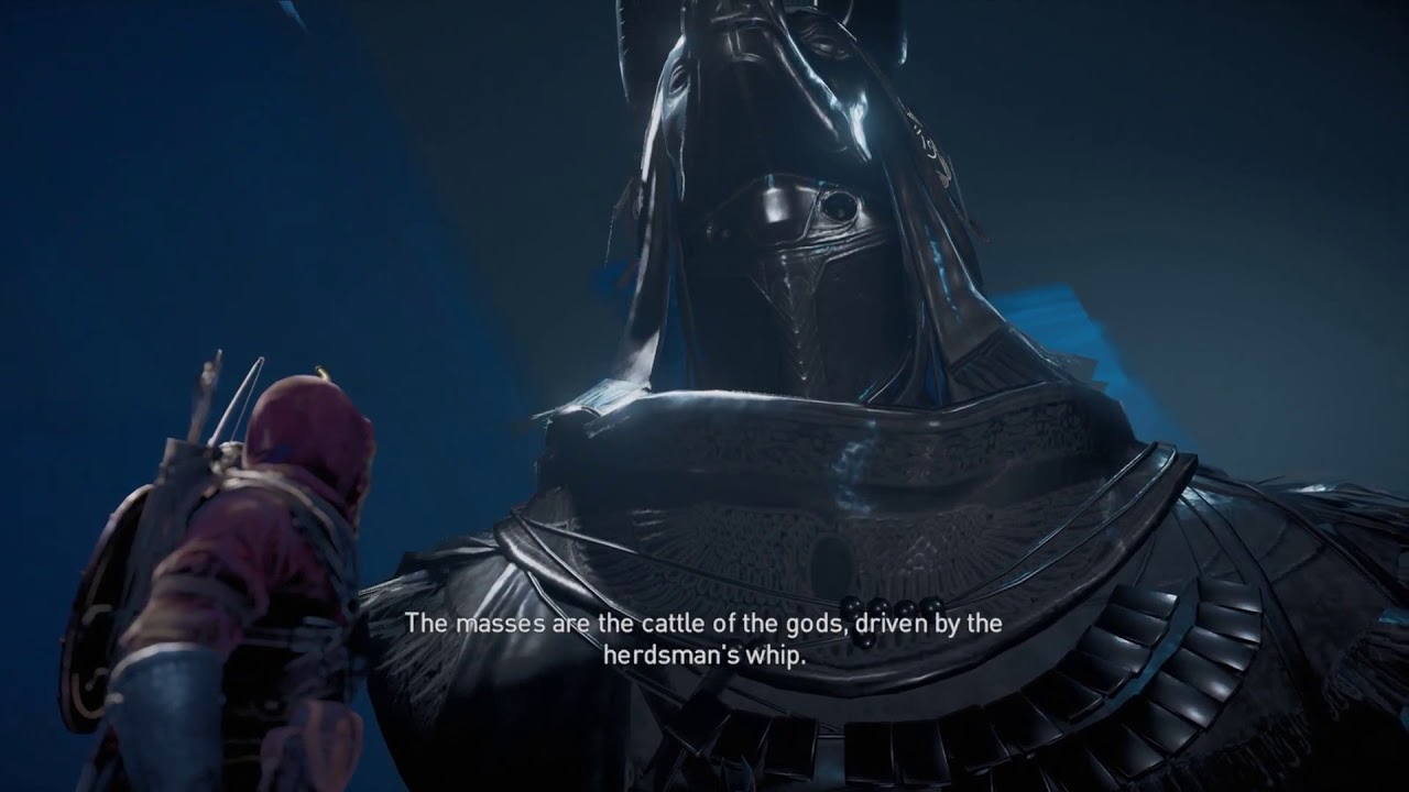 Assassin's Creed ORIGINS- Anubis Mask walkthrough gameplay - YouTube