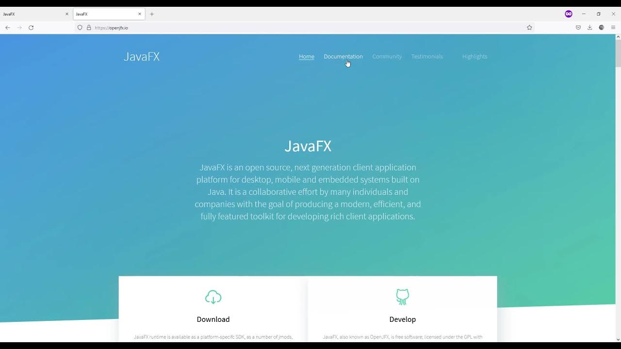 JavaFX Install and SetUp - YouTube