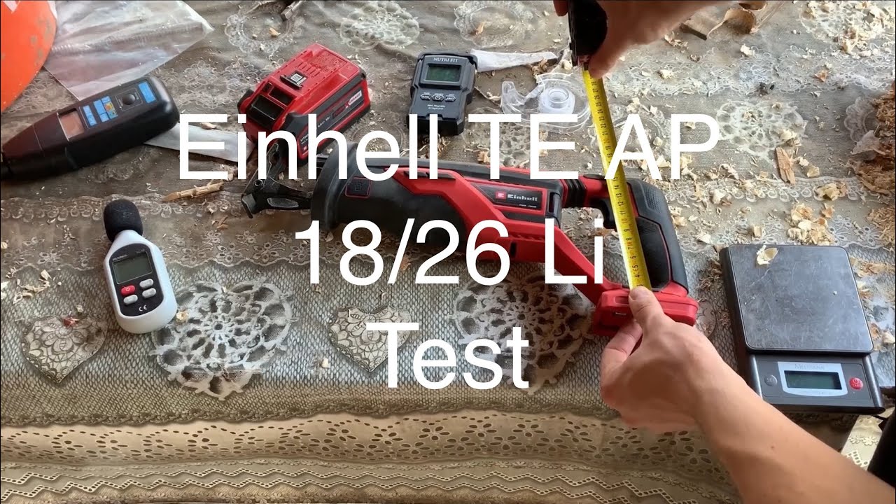 Einhell TE AP 18/26 Li Neuste Säbelsäge von Einhell Test - YouTube