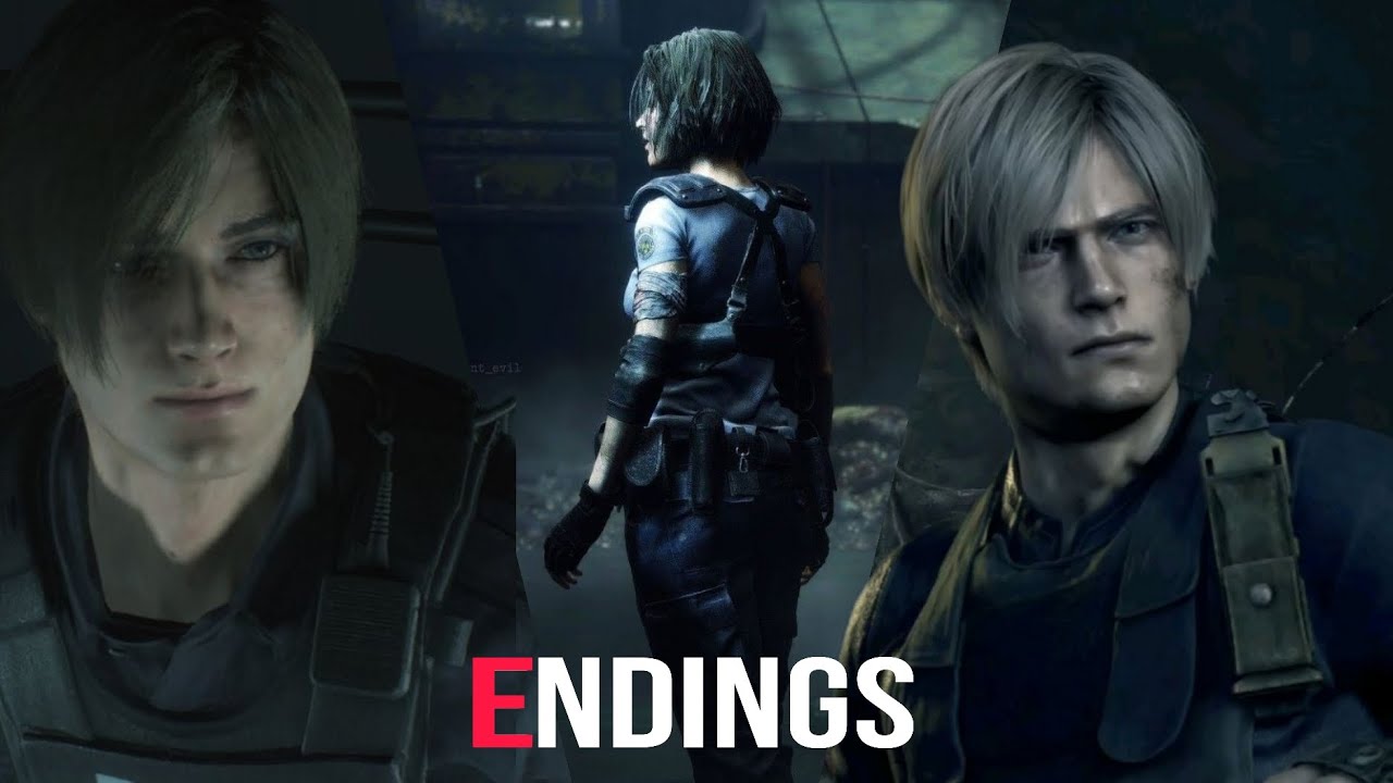 All Badass Endings In RE Games 🔥 (RE 2,3,4) - YouTube