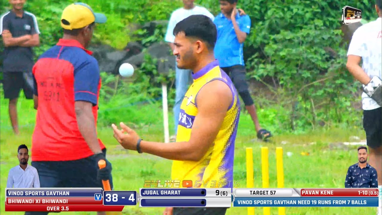 VINOD SPORTS GAVTHAN vs BHIWANDI XI BHIWANDI || S.N TROPHY DIGHODE 2025 ...