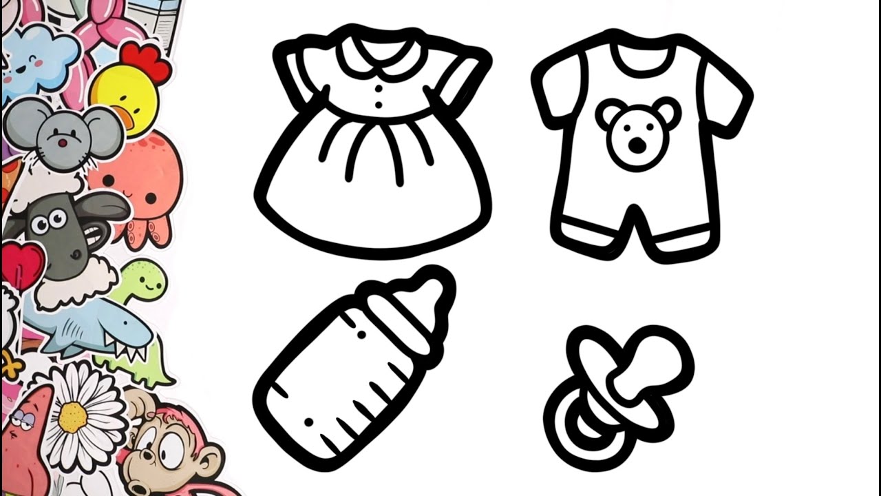 How to draw clothes for kids | Drawing, painting, colouring for kids ...