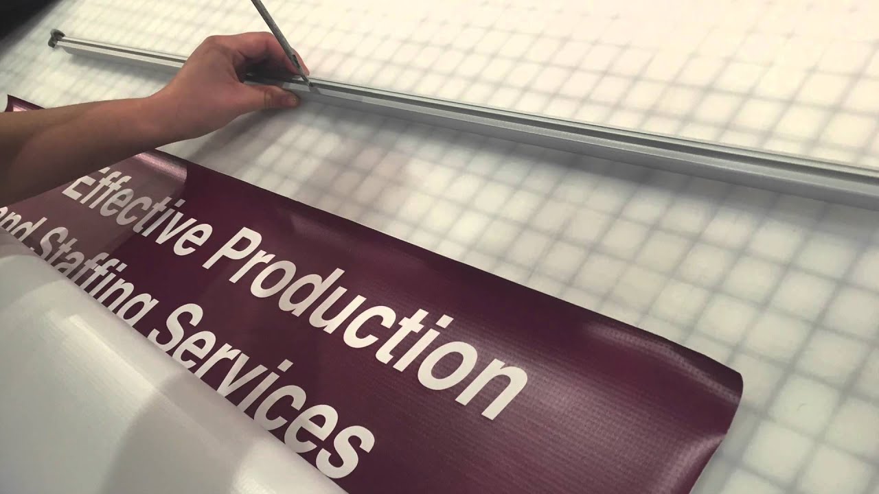 Installing Your Retractable Banner Into The Top Bar - YouTube