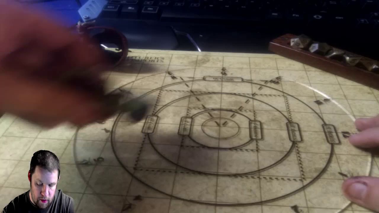 Table TOP RPG AOE Spell Damage Template - YouTube