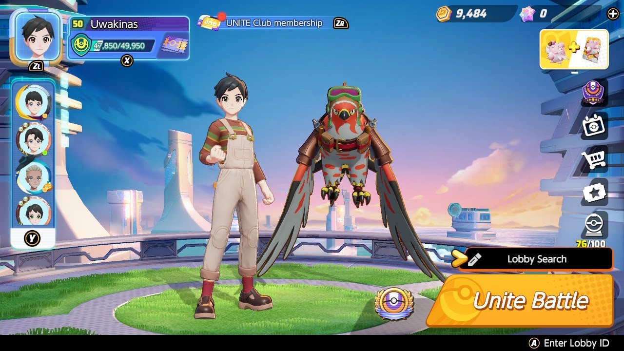 Nintendo SWITCH Lite-POKEMON Unite-S9-pt32-Talonflame (Melee,Speedster ...