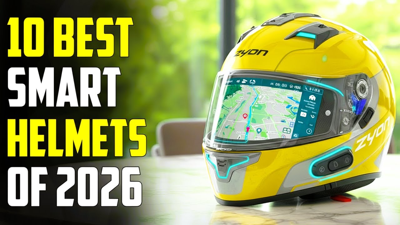 Top 10 Smart Helmets Every Rider Needs to See in 2026 - YouTube