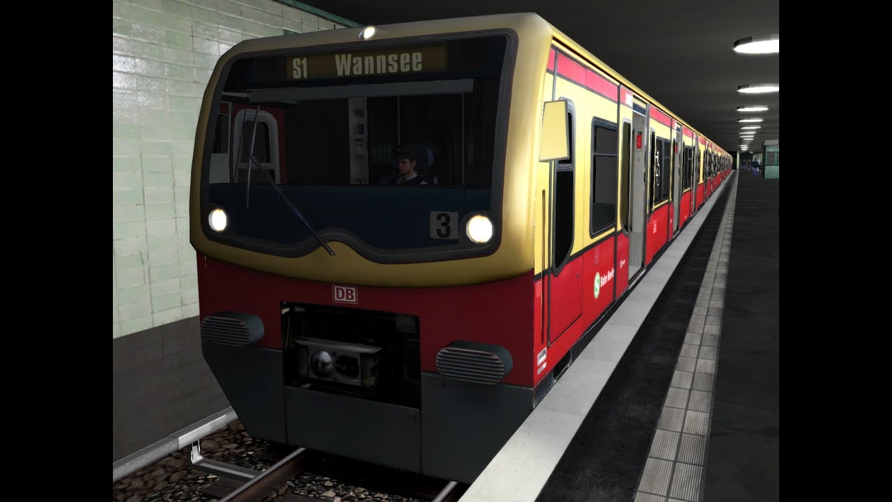 Trainsimulator S1 Richtung Wannsee mit BR481 Original Ansagen - YouTube
