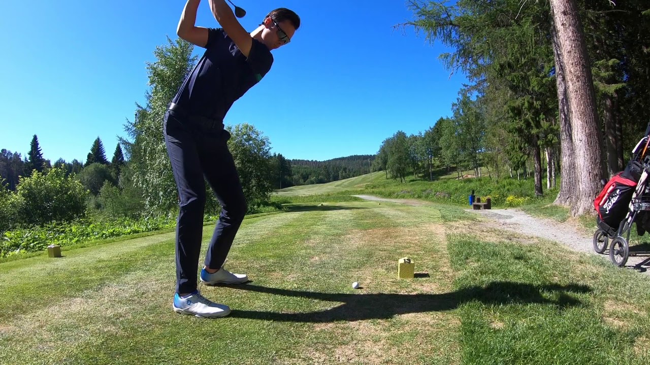 Pure golf shots from 9 holes of fun! - YouTube