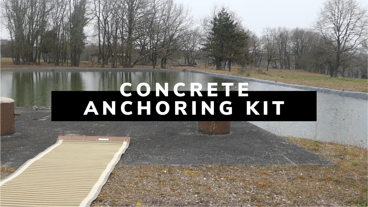 Mobi-mat® - Concrete anchoring kit - YouTube
