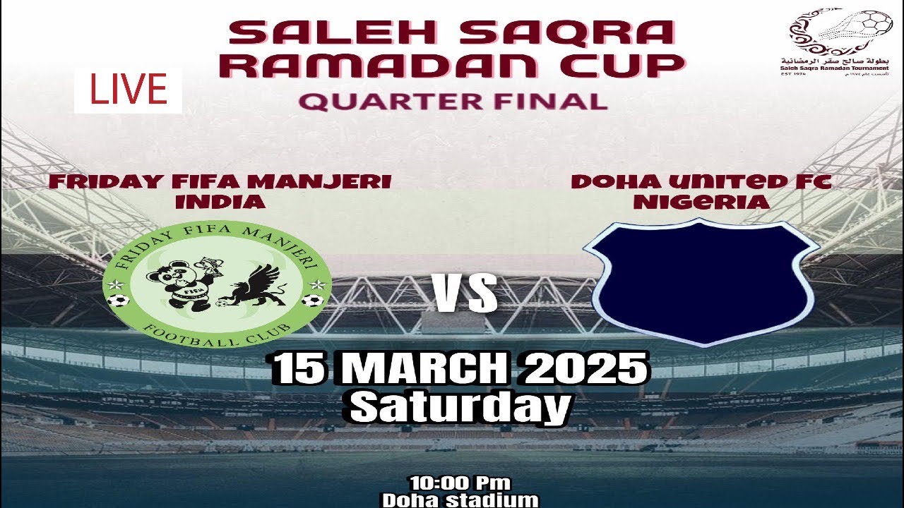 FRIDAY FIFA MANJERI INDIA 🇮🇳VS DOHA UNITED FC NIGERIA 🇳🇬, Saleh Saqra ...