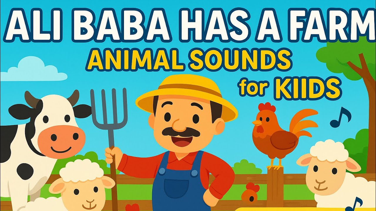 Old MacDonald Had a Farm 🐮 Animal Sounds Song for Kids | Learn Farm ...