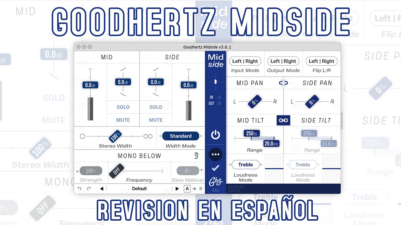 ⚡Goodhertz MidSide⚡ -Revisión en Español- - YouTube