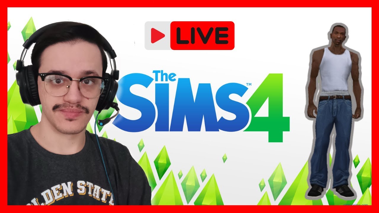 🔴 THE SIMS 4 - JOGANDO COM O PERSONAGEM DO CJ - YouTube