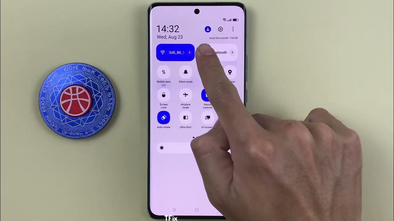 How to enable/disable multi-user mode in the notification drawer on OPPO Reno10 5G Android 13 ...
