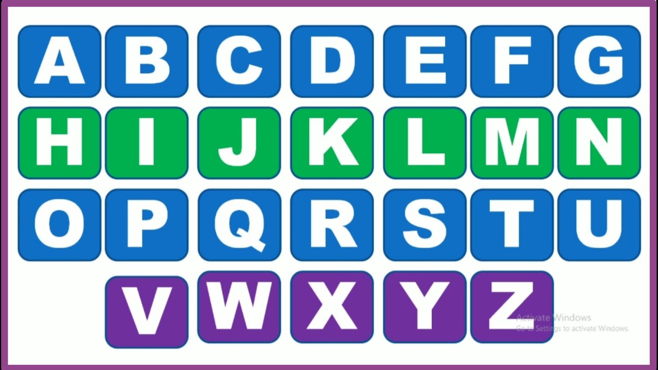 Capital alphabet, Capital letters ABCD, Best ABCD video, - YouTube